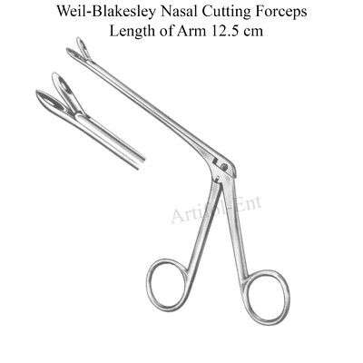 Weil Blakesley Nasal Cutting Forceps Length of Arm 12.5 cm ENT ...