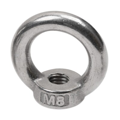 M8 Eye Nut Lifting Ring Shoulder Nuts Threaded Stainless Steel 304 Roof ...