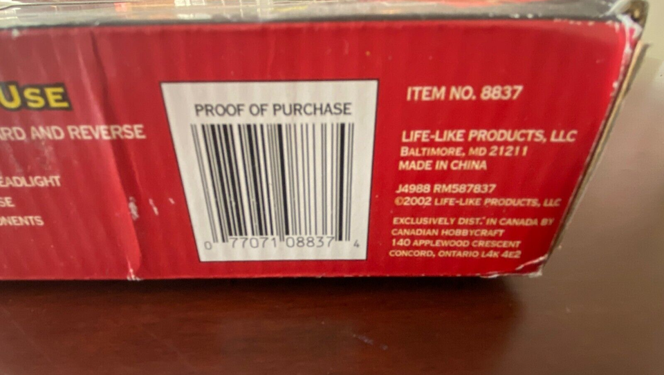 Life Like Trains Freight Blaster HO Train Set Santa Fe Diesel ...