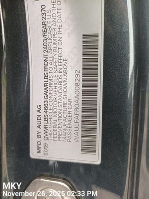 RIGHT REAR LOWER CONTROL ARM OEM 08-17 A5 AUDI 8K0505312J | eBay