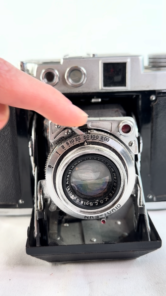 Vintage Mamiya Six 6x6 Folding Camera - Working Shutter & Light Tight ...