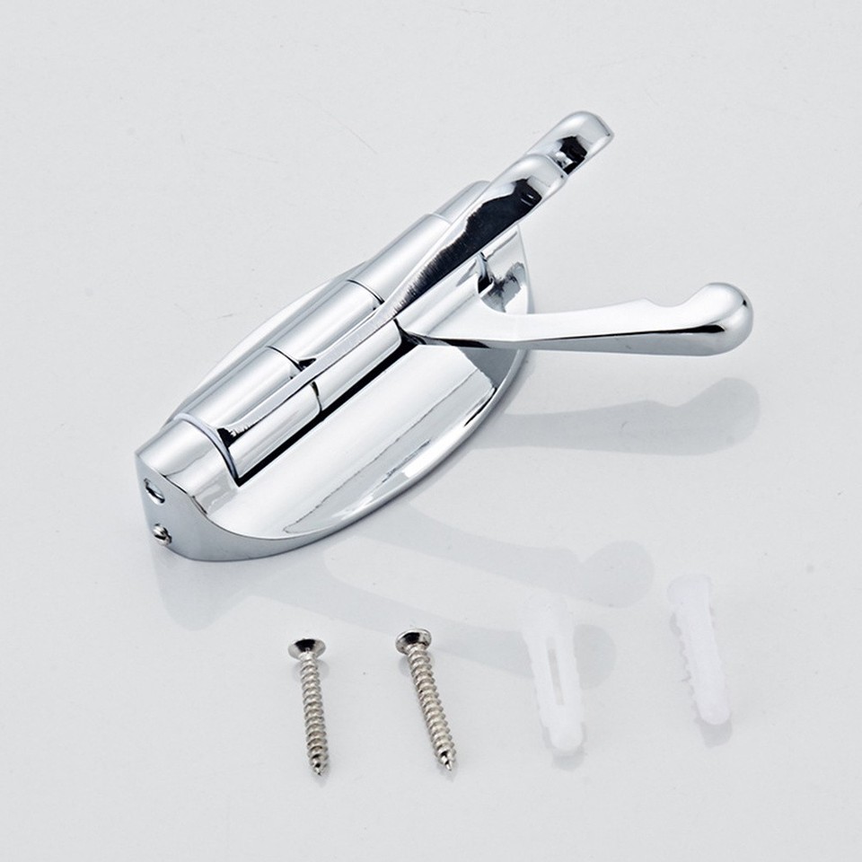Rotating Coat Hook Bathroom Door Hanger Swivel Hooks Swing Arm Folding ...