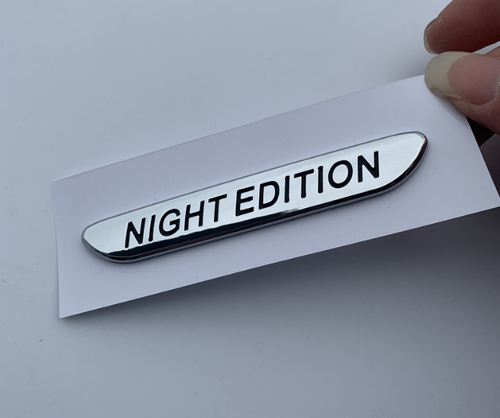 Chrome Night Edition Fender Marker Side Emblem Badge Decal Stickers C E ...