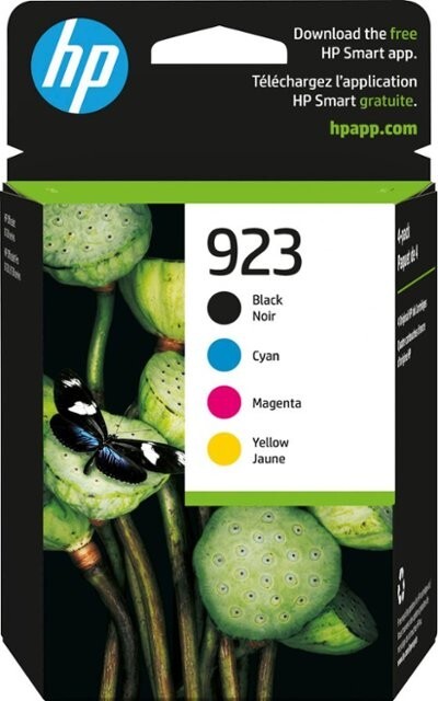 HP - 923 4-Pack Standard Capacity Ink Cartridges - Black/Magenta/Yellow ...