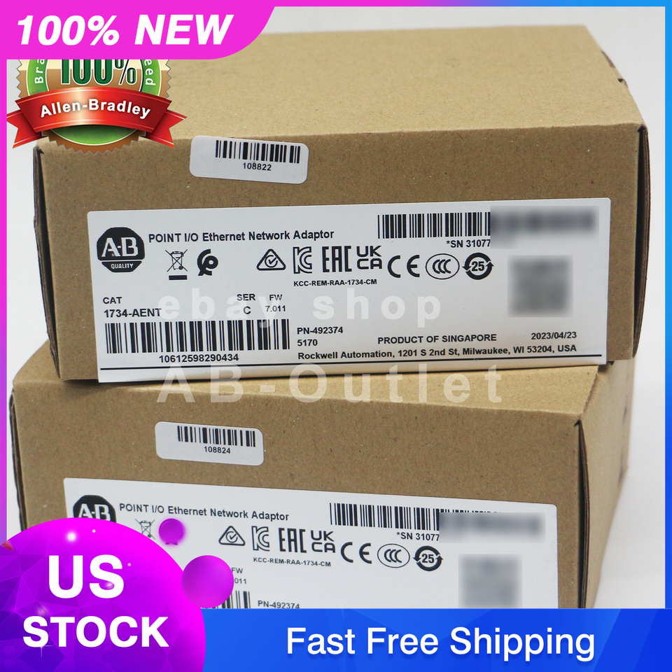 New 1734-AENT Allen-Bradley POINT I/O Ethernet Network Adaptor 1-Port ...