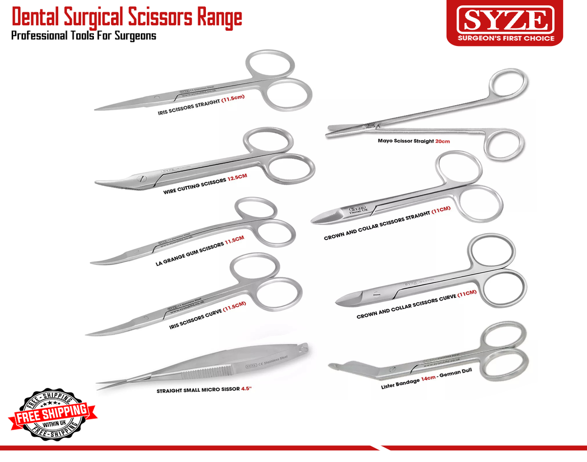 Dissection Kit Biology Micro Scissors Precision Dissection Scissors ...