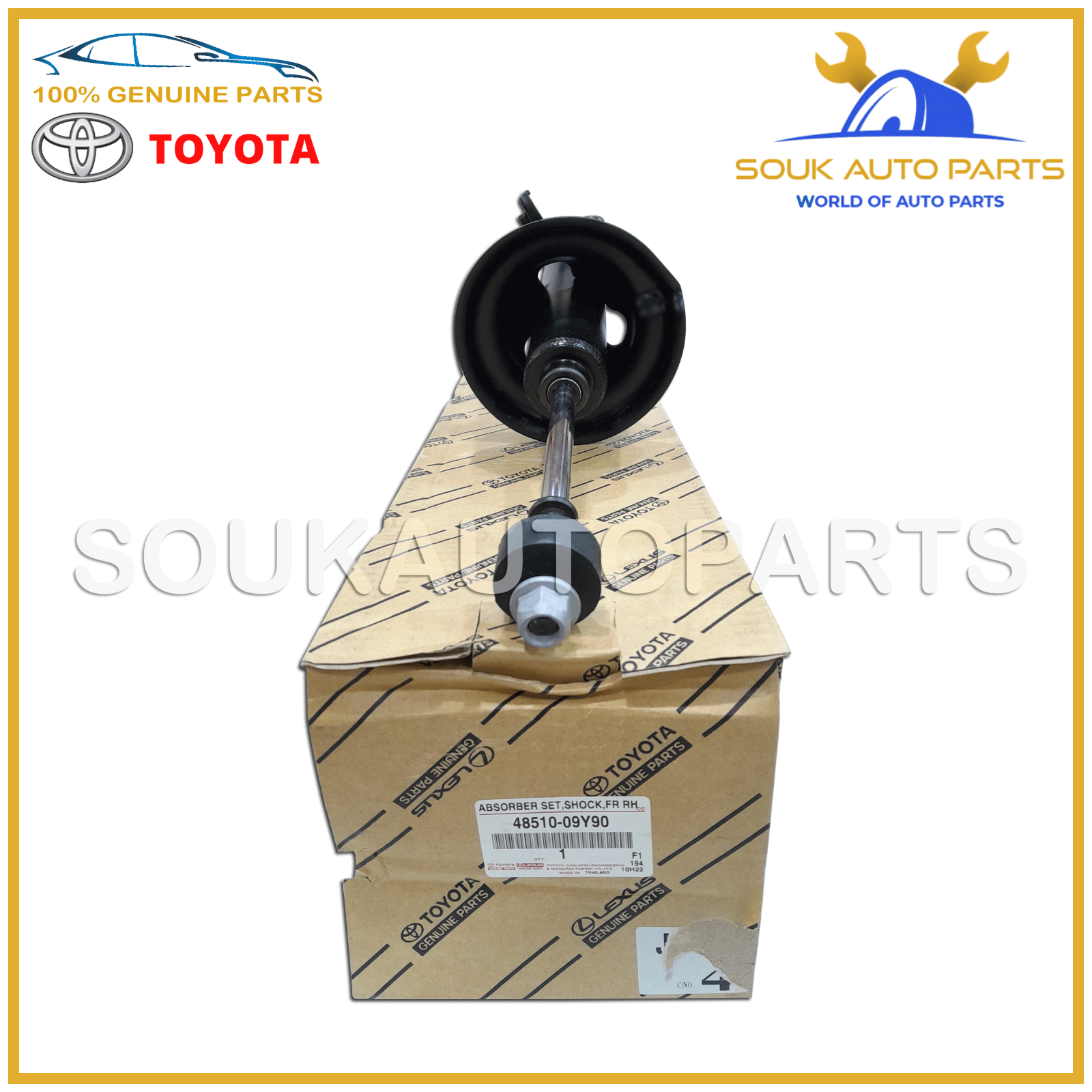 48510-09Y90 Genuine Toyota ABSORBER ASSY, SHOCK, FRONT RH 4851009Y90 | eBay