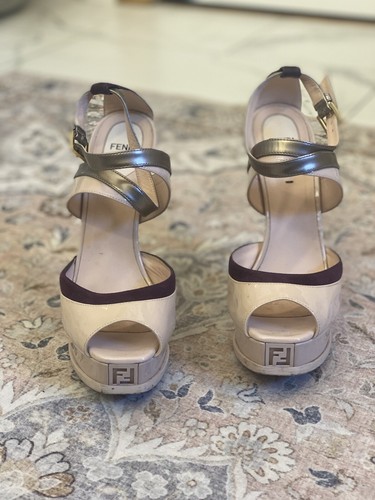 Fendi Logo FF Heels 39.5 | eBay