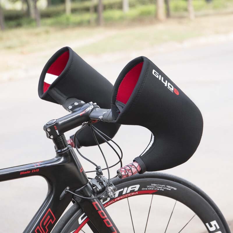 GIYO Winter Warm Windproof MTB Road Bike Handlebar Mittens Gloves A ...