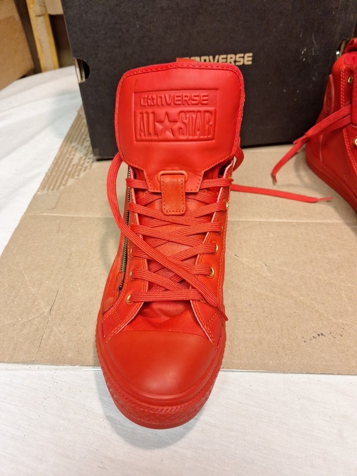Converse All-Star Chuck Taylor High Top Red Size Mens 12 Womens 14 ...