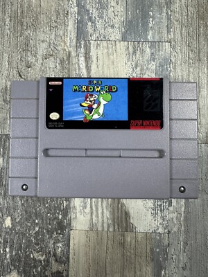 Super Mario World (Nintendo SNES, 1992) 3296580830602| eBay