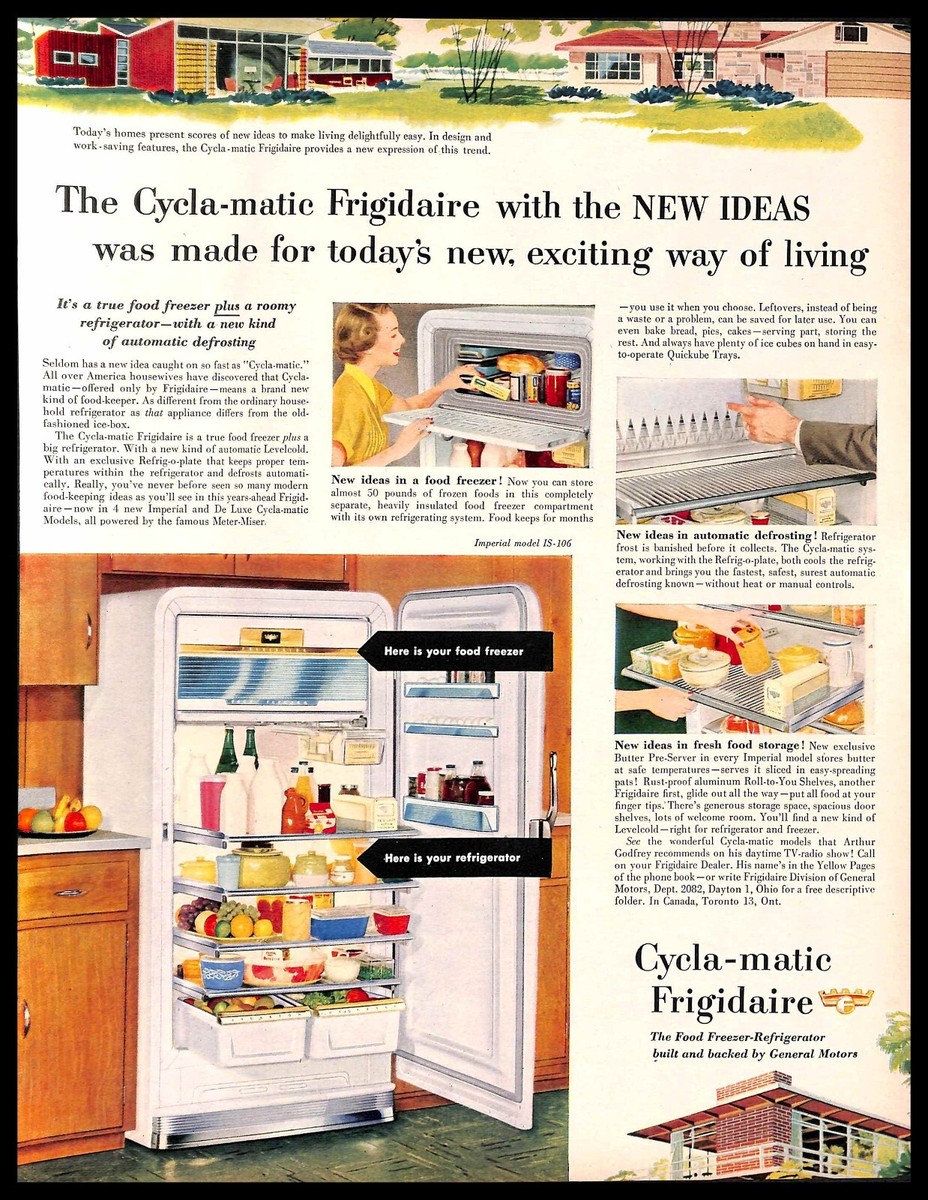 Antique Frigidaire Refrigerator Made By General Motors Australia ...