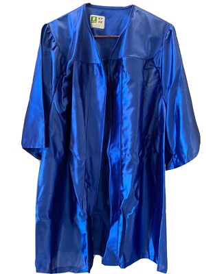 Children Elementary Graduation cap and gown Blue 4’7” 4’8" | eBay