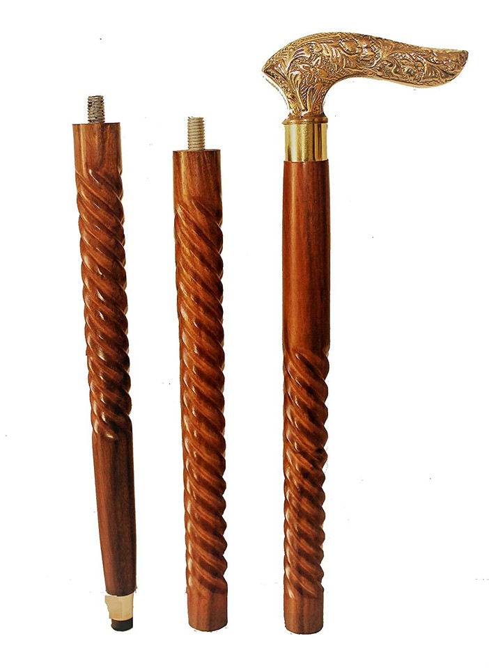 Handicraft Walking Stick for Old People 36 Inch Wooden us | eBay UK