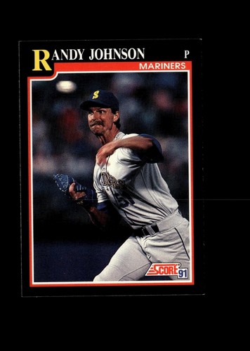 Randy Johnson 1991 Score Baseball Card #290 Seattle Mariners | eBay