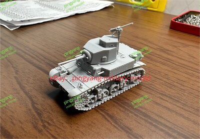 1/72 1/56 1/48 3d printed tank US M3 Stuart light tank | eBay