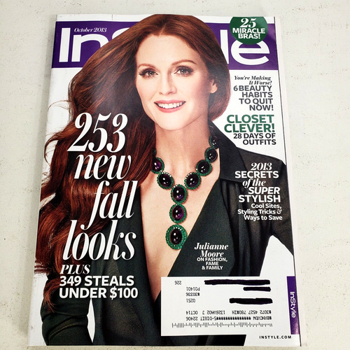 InStyle Magazine October 2013 Julianne Moore On Fashion & Family New ...