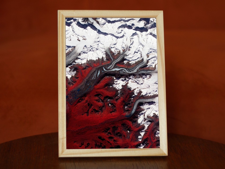 Like rivers of liquid water, glaciers flow downhill... - A5 Card | eBay UK