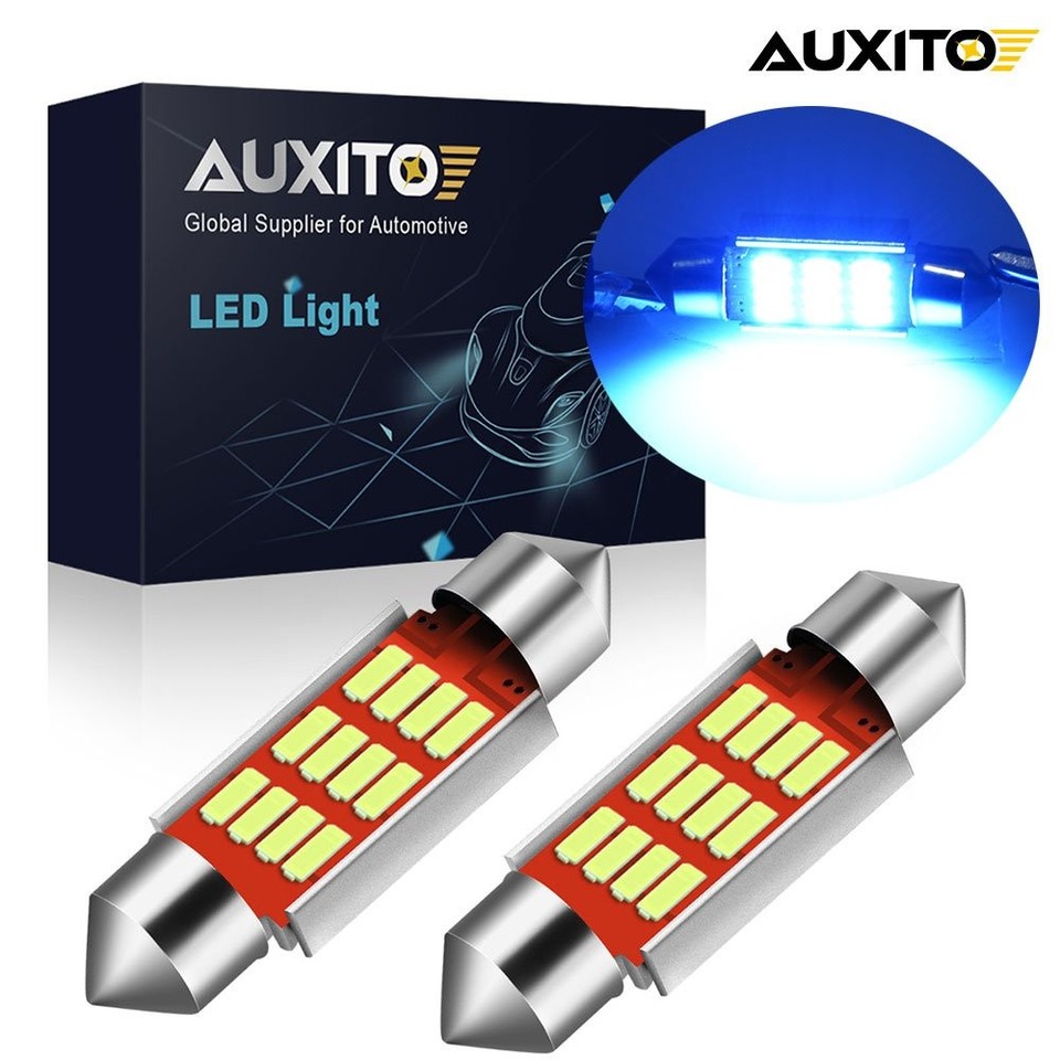 2x FESTOON LED INTERIOR DOME MAP LIGHT BULB GLOBE 12V CAR 4WD CSP 36MM ...