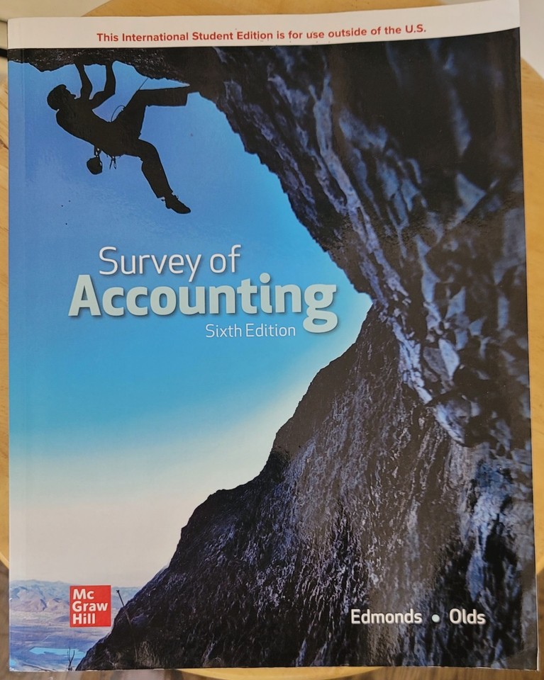 Survey of Accounting - Paperback By Edmonds, Thomas - Excellent | eBay