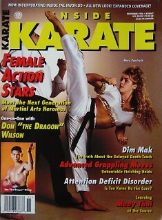 RARE 11/96 INSIDE KARATE MARY YOUSHOCK DIM MAK DEATH TOUCH KUNG FU MARTIAL ARTS | eBay