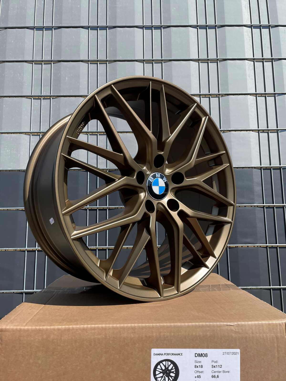 19 Zoll Felgen Damina DM08 bronze für BMW 5er F10 F11 4er F32 F33 F36 ...