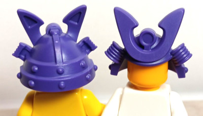 New LEGO Samurai Helmet Horned One Piece NINJAGO Ninja Battle Gear Hat ...