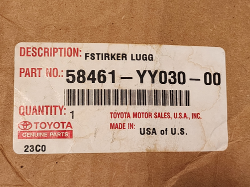 4 New TOYOTA Tacoma OEM F Striker Luggage Belt Supports Tie Down 58461 ...