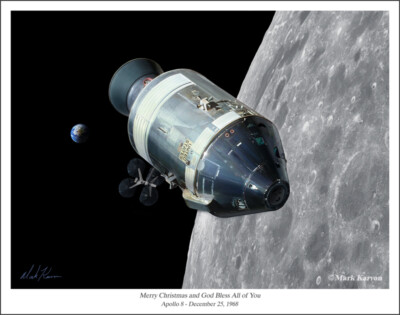 Apollo 8 Space Art Print - 11" x 14" | eBay