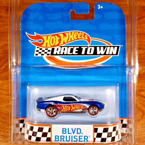 Hot Wheels Race To Win Blvd Bruiser Blue Racing Team Real Riders ...