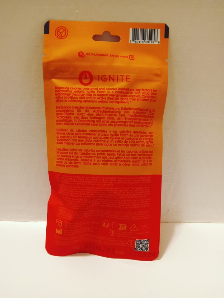 The Super Patch : IGNITE - Pack of 28 Patches- free Manufactured:21.08. ...