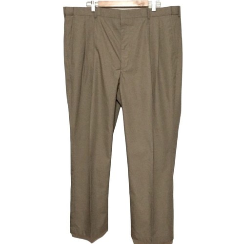HABAND sz 44M Men’s Dress Pants 4 Pockets Fit-Forever Khaki Tan Color ...
