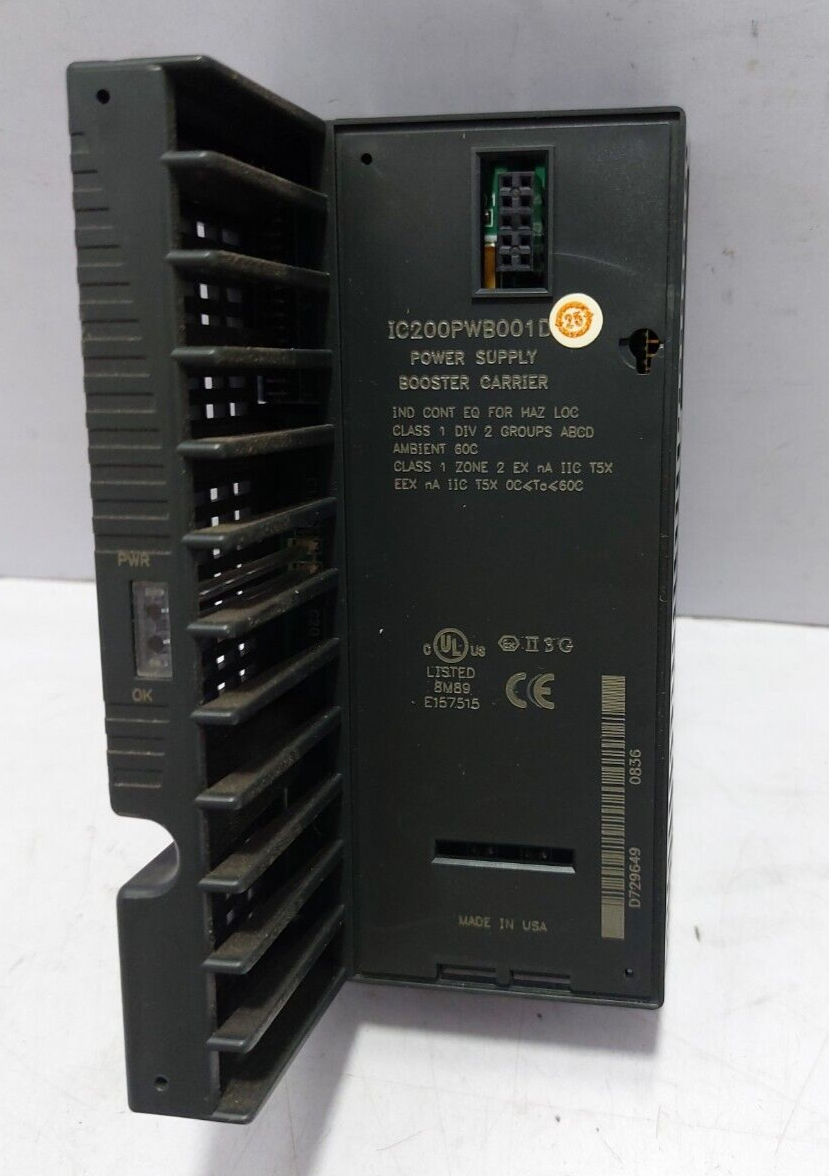 GE Fanuc IC200PWB001D Power Supply Booster Carrier | eBay