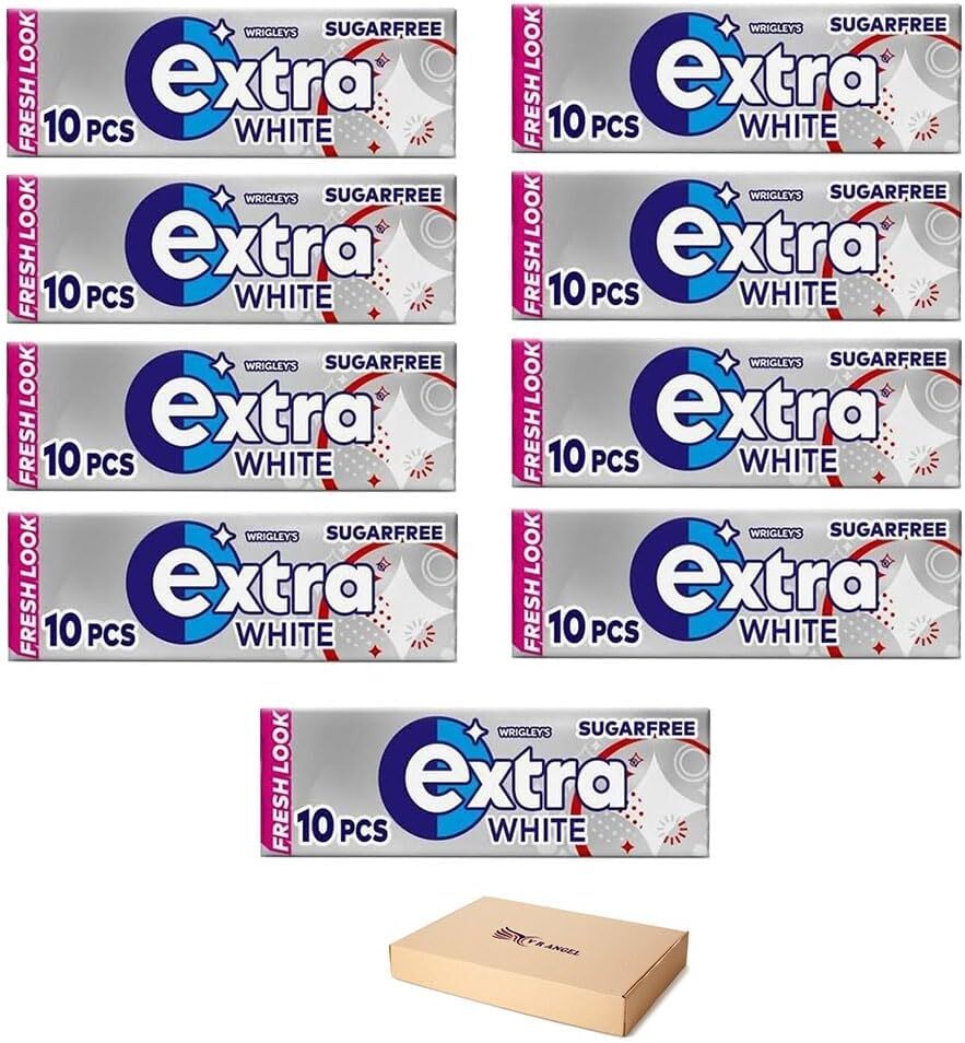 Extra Chewing Gum 9 x Sugar Free Selection Fresh Bulk box All Mix ...