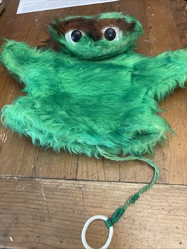 Vintage Jim Henson Muppet Puppet Sesame Street Oscar The Grouch Hand ...