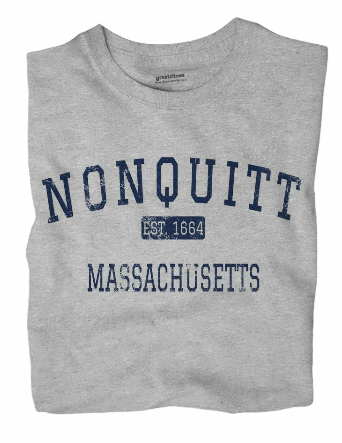 Nonquitt Massachusetts MA T-Shirt EST | eBay