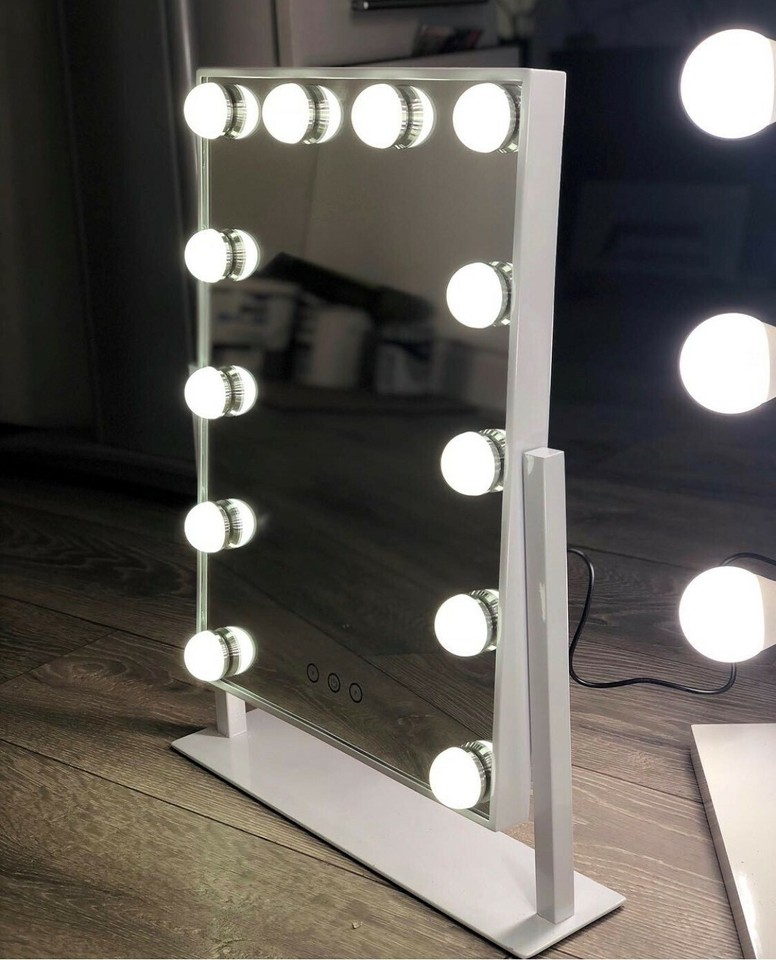 Gift for Her Illuminated LED Bulb Hollywood Vanity Desk Light Up Make ...