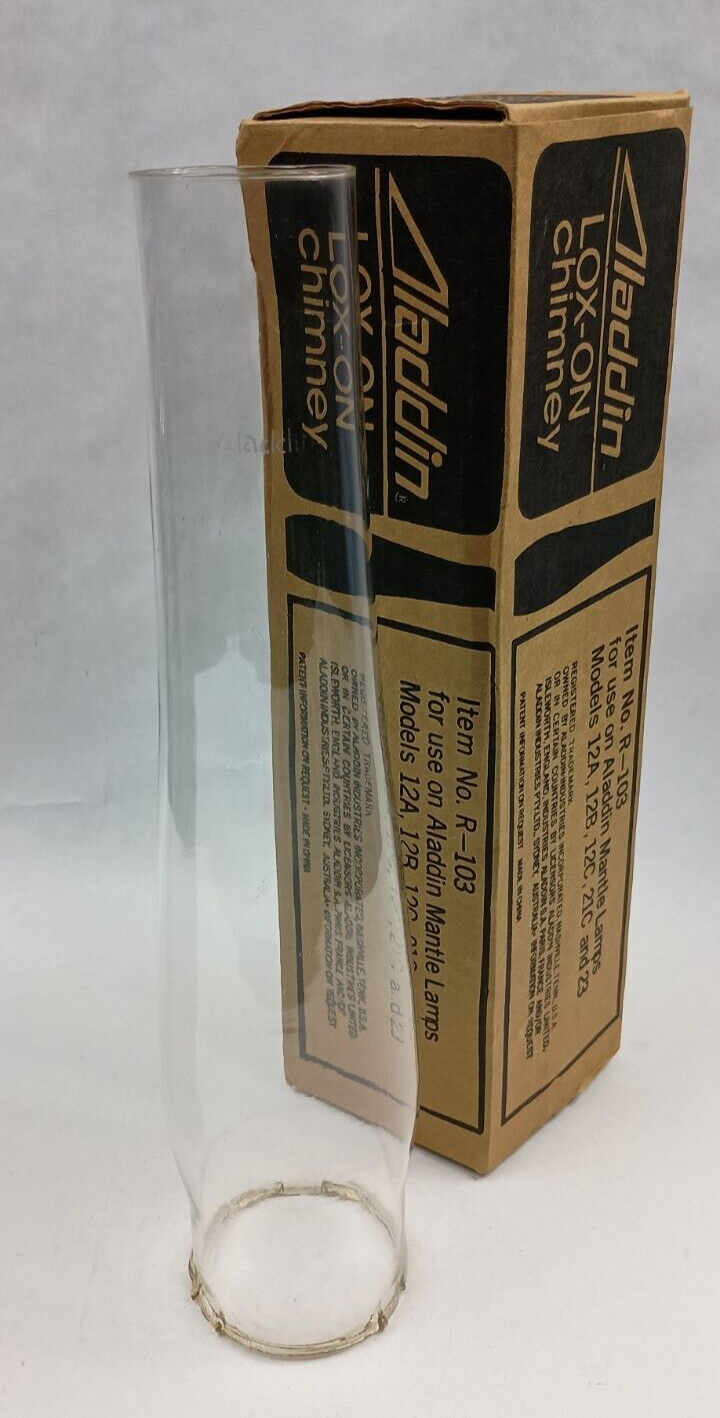 Aladdin LOX-ON Chimney R-103 for Aladdin Mantle Lamps 12A 12B 12C 21C ...