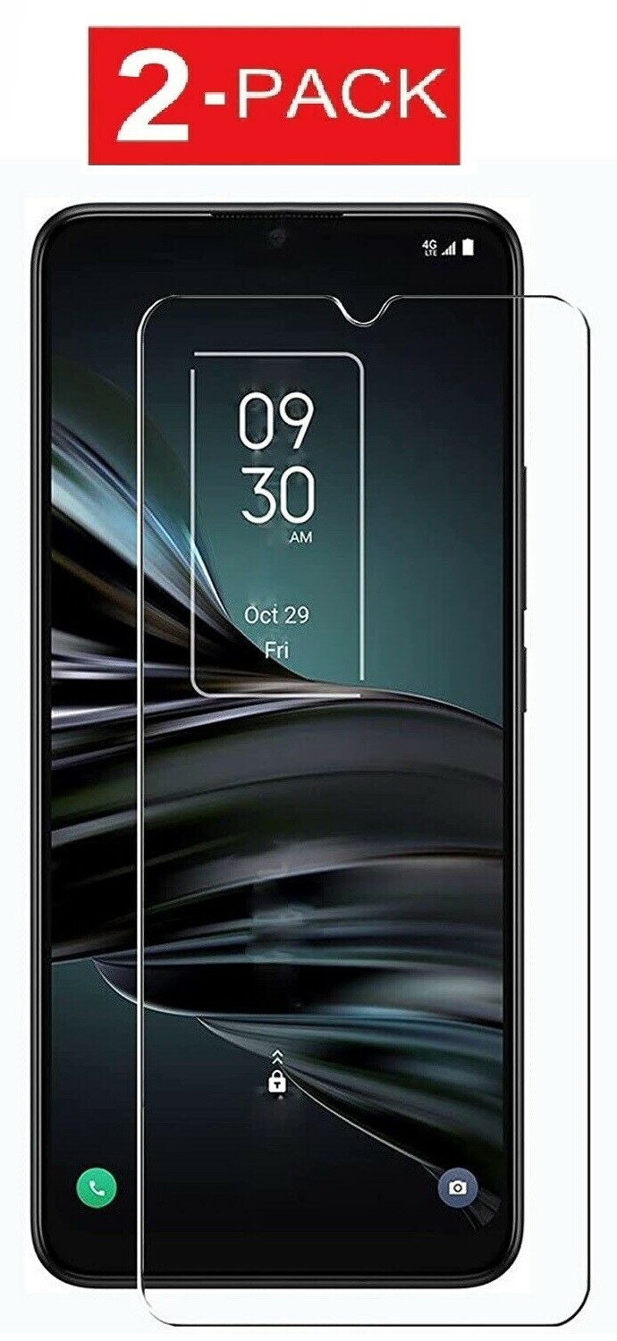 [2-Pack] Tempered Glass Screen for TCL Stylus 5G/TCL 20 XE/30 XE/20 A ...