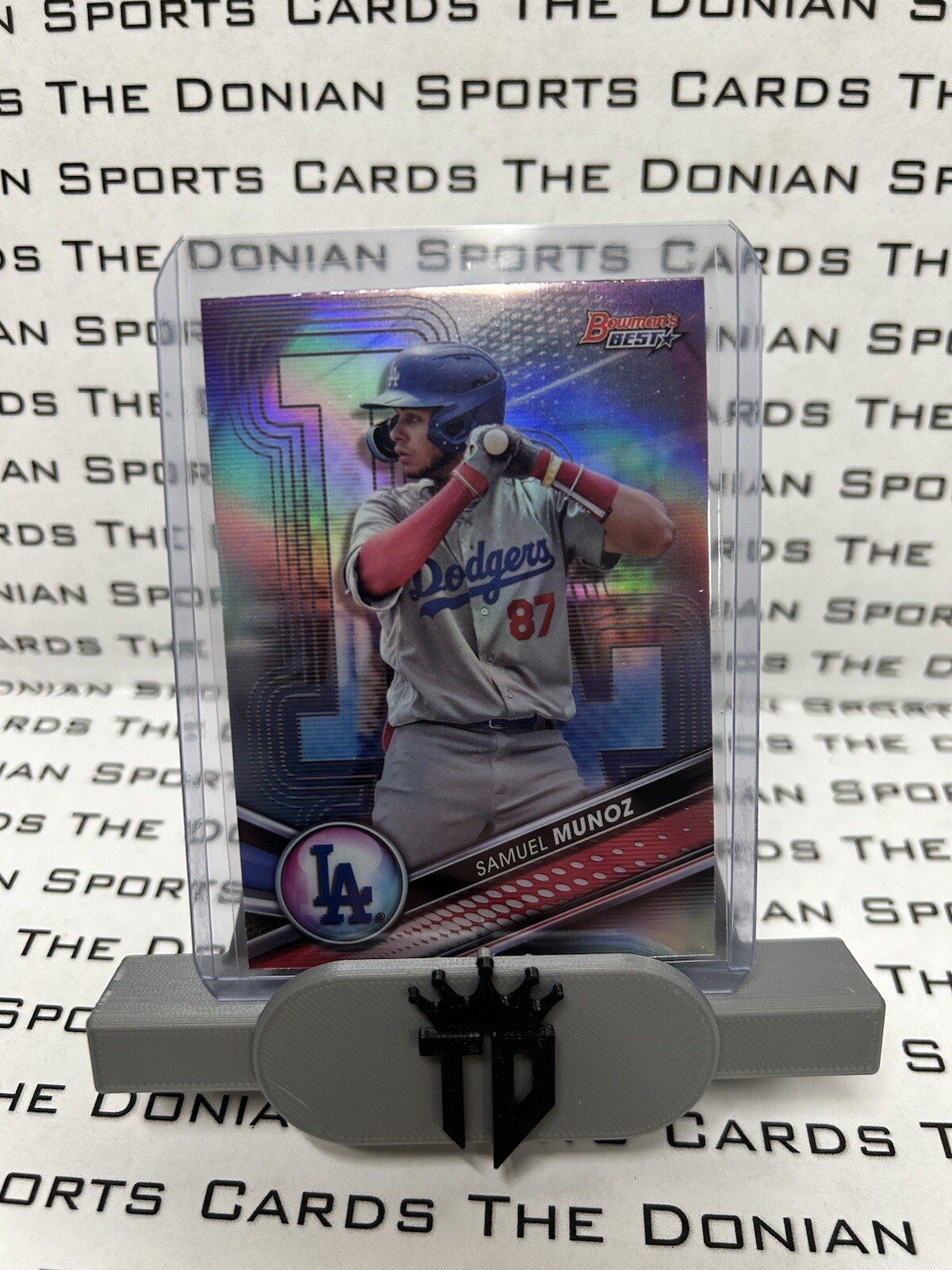 2022 Bowman's Best - Top Prospects Samuel Munoz #TP-24 Refractor (RC ...