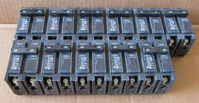 11 Eaton BR220 120/240VAC 20A 2-Pole Circuit Breakers 786676362856 | eBay