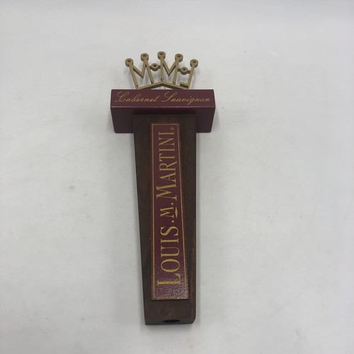 Louis Martini Wine Ale, tap Wooden handle Vintage | eBay