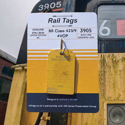 Rail Tags: Connex South Central Class 423/9 4VOP - Genuine Carriage ...