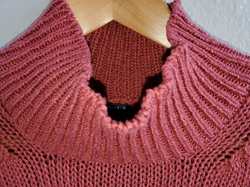 Peruvian Connection Weston Pima Cotton Pullover Sweater Size Small Rose ...