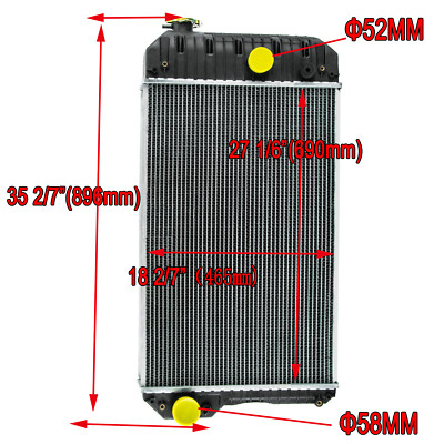 Aluminum Core Radiator Fits Perkins 1104D-E44TA #2485B297 | eBay