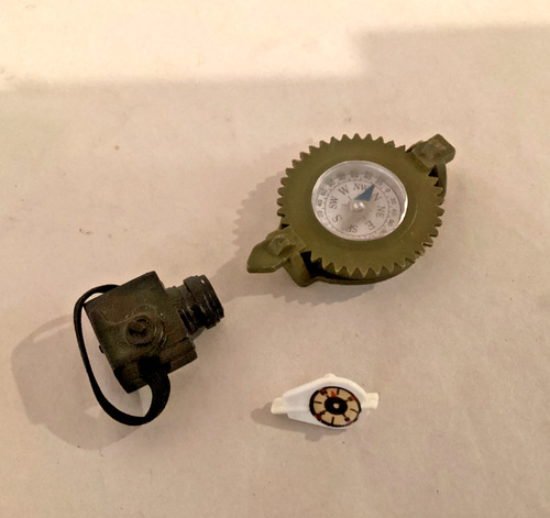 Vintage 12" GI-Joe Hasbro camera compass depth finder gauge action ...