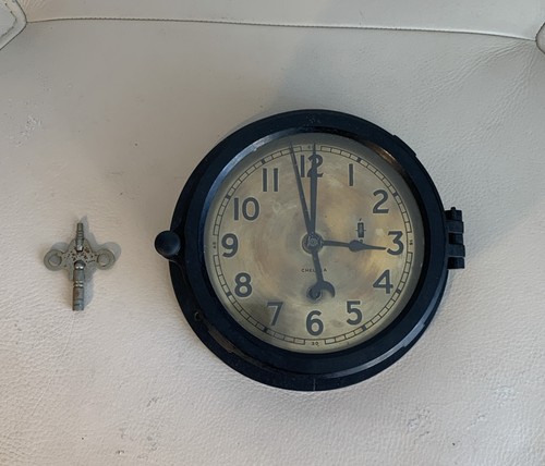 VINTAGE MARITIME WW11 CHELSEA PORTHOLE WALL BAKELITE CLOCK/ RUNNING | eBay