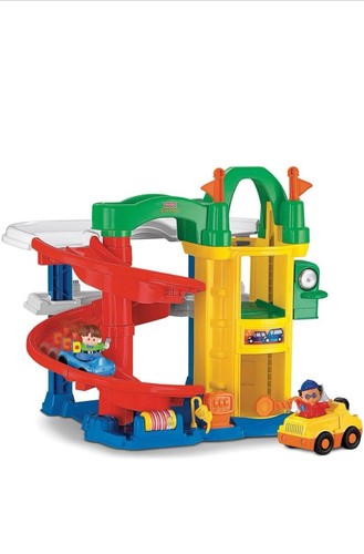 Fisher Price Little People Racin Ramps Car Garage 2007 Playset | eBay