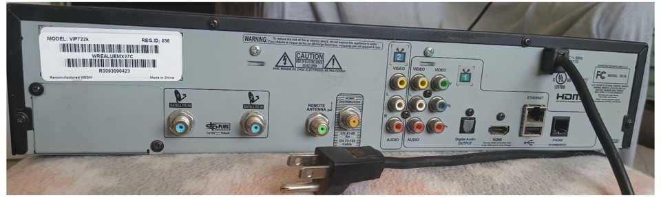 Dishnet ViP722k DVR Satellite Receiver #R00 9309 0423-25 (No SmartCard ...