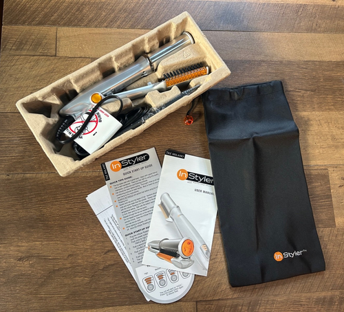 InStyler Rotating Hair Curling Iron New in Box With Comb & Bag 1.25 ...